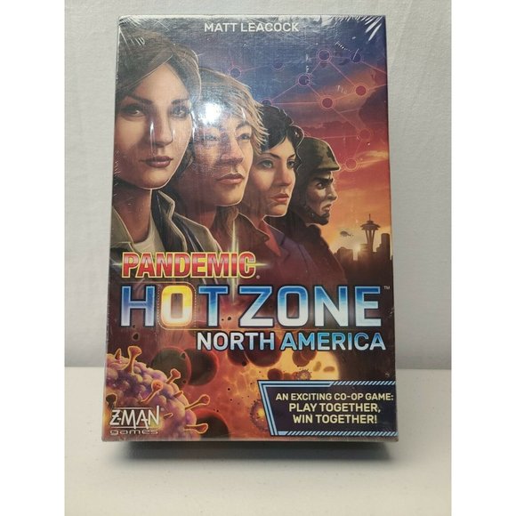 Asmodee | Toys | Pandemic Hot Zone North America Zman Board Game For ...